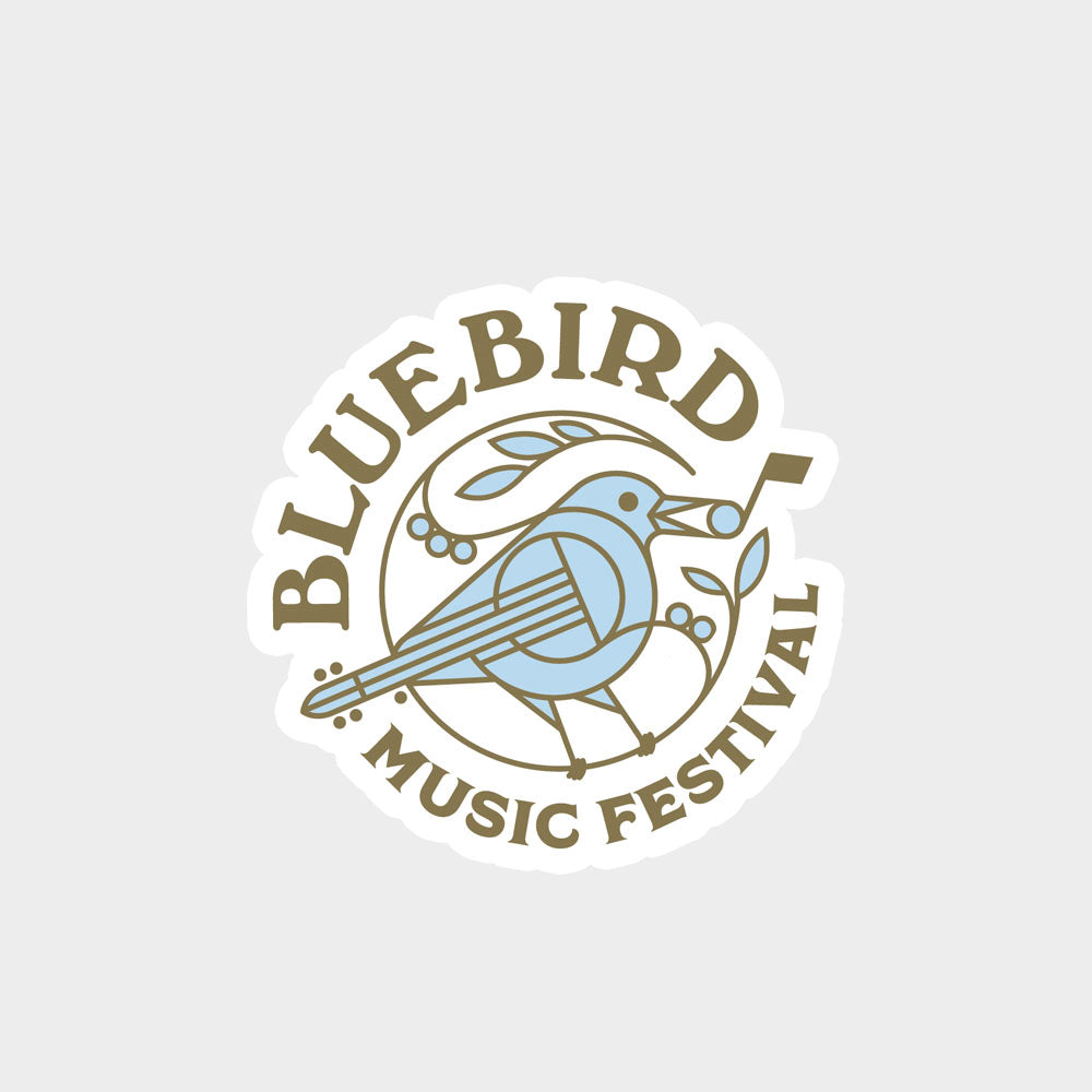 Bluebird Logo Sticker – Pine Printshop